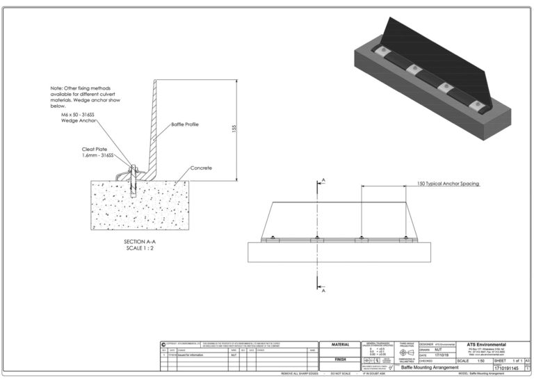 Flexi Baffles - Culvert Baffles - Fish Baffles • ATS Environmental